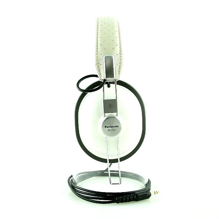 Panasonic RP HTX7 Headphones (white) at Juno Records.