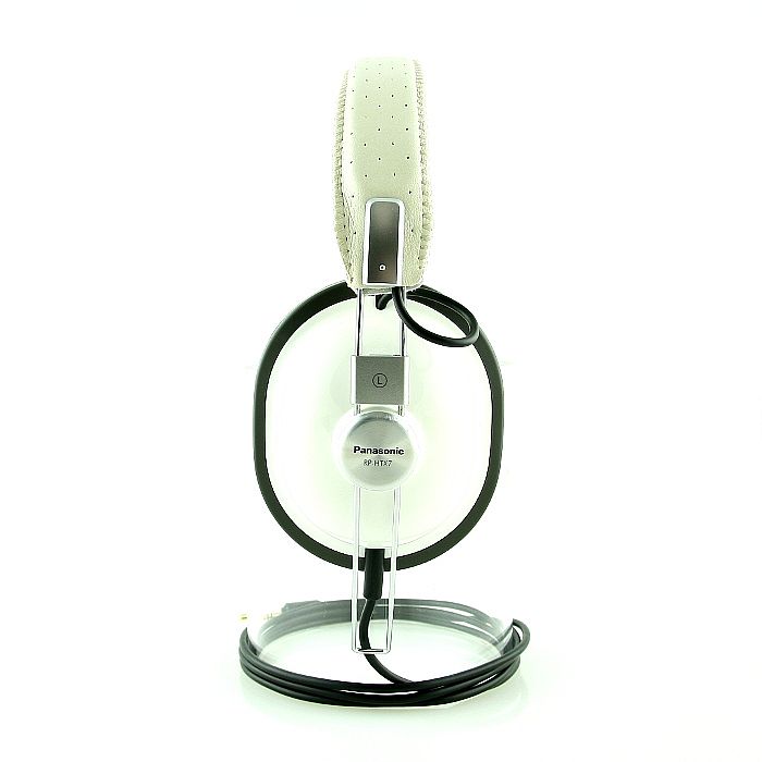 Panasonic RP HTX7 Headphones (white) at Juno Records.