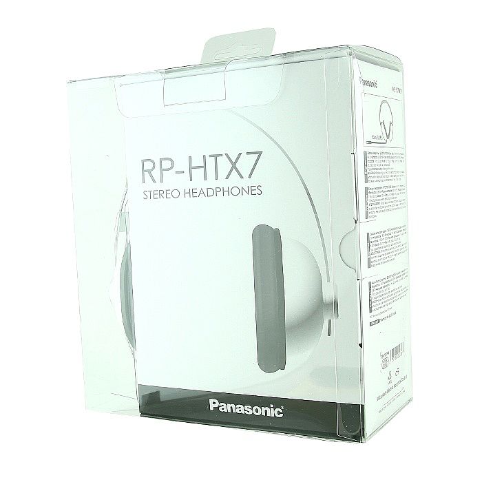 Panasonic RP HTX7 Headphones (white) at Juno Records.