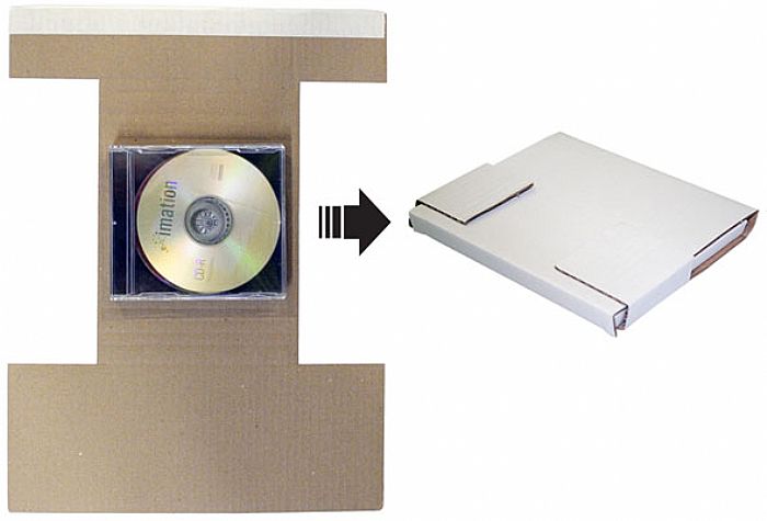 CD Mailer Boxes (folding card mailers for mailing up to 3 CDs in one ...