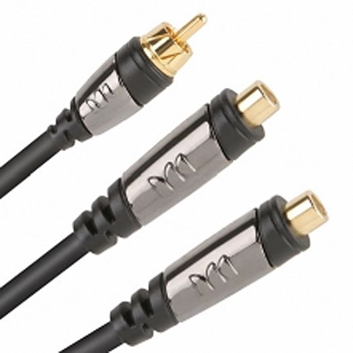 Monster Cablelinks Y Adapters (male phono (RCA) to pair of female phono ...