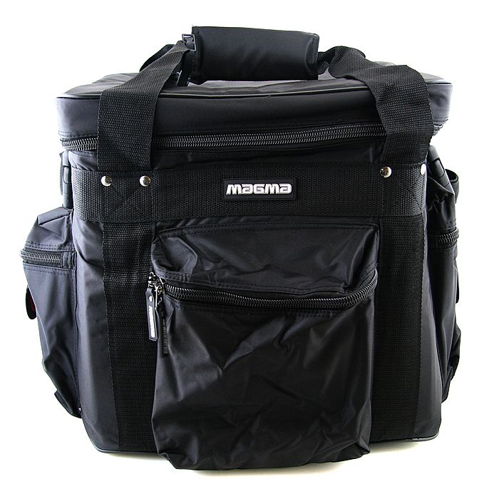 Magma LP100 Profi 12 Inch Vinyl Record Bag (black, red) at Juno Records.