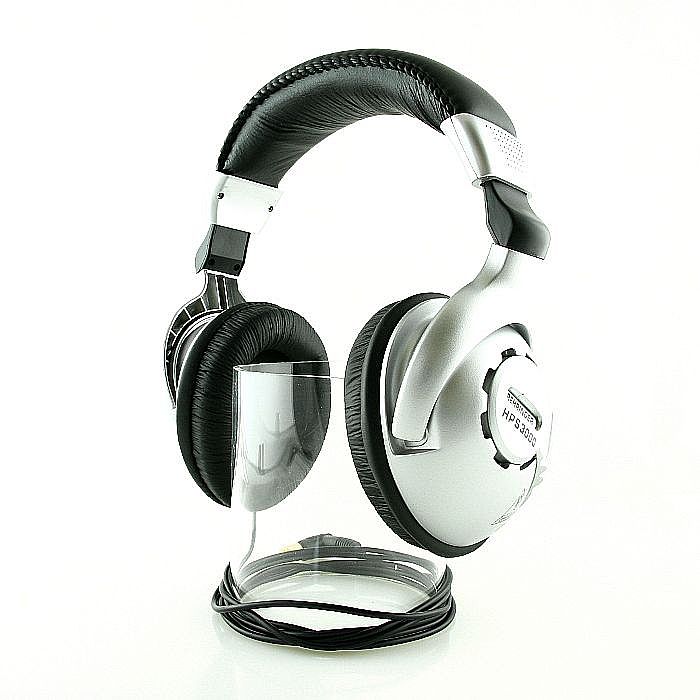 Behringer HPS3000 Studio Headphones (silver/black) at Juno Records.