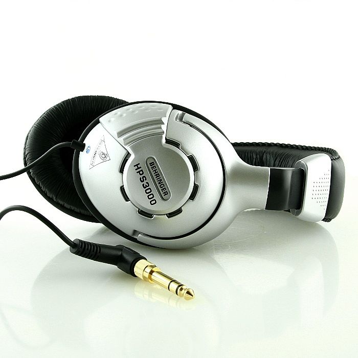 Behringer HPS3000 Studio Headphones (silver/black) at Juno Records.