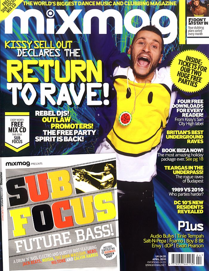 Mixmag Magazine: Issue 227 - April 2010 (incl. free Sub Focus CD, feat ...