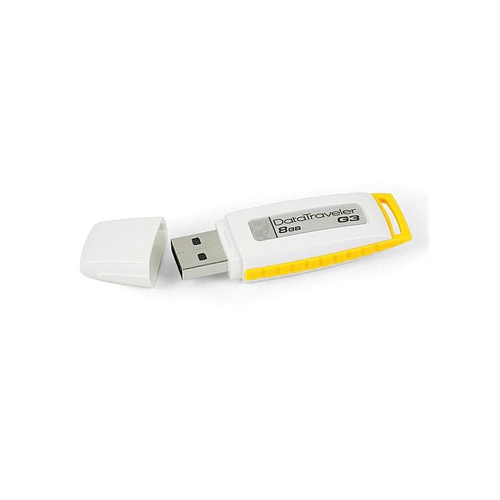 Kingston 8GB Data Traveler G3 USB Flash Drive (yellow) at Juno Records.