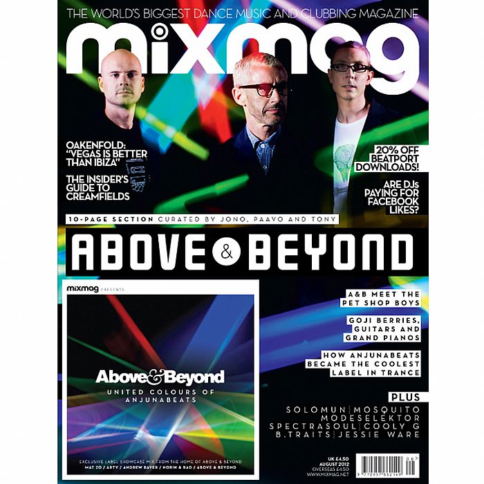 Mixmag Magazine: Issue 255 August 2012 (incl. free Above & Beyond mix ...