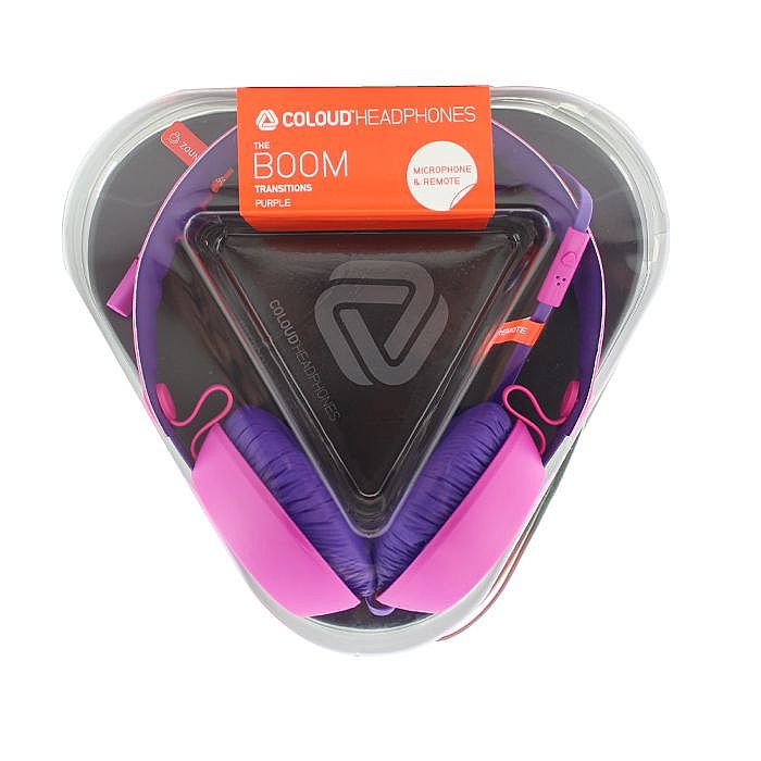 Coloud Boom Transitions Headphones with Mic & Remote (purple) at Juno ...