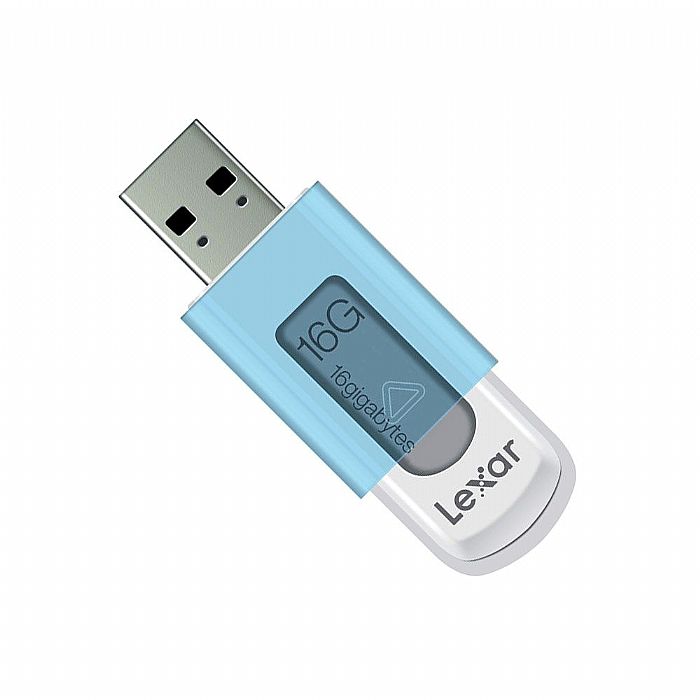 Lexar 16GB JumpDrive S50 USB Flash Drive (blue) at Juno Records.