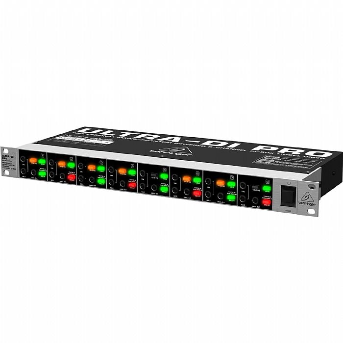 Behringer DI800 Ultra DI Pro Rackmount 8 Channel DI Unit at Juno Records.