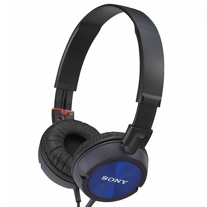 Sony MDRZX300APL Headphones With Mic & Remote (blue) at Juno Records.