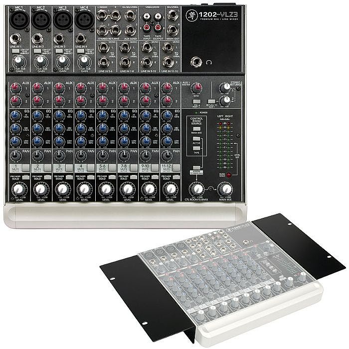 Mackie 1202VLZ3 Mixer + FREE Mackie 1202VLZ3 Mixer Rackmount Bracket ...