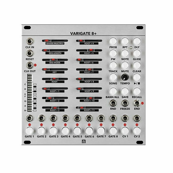 Malekko Varigate 8+ 8-Channel 16-Step Sequencer Module With Two CV Outs ...