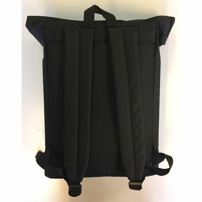 Technics Roll Top Vinyl Record Backpack (black with white embroidery ...