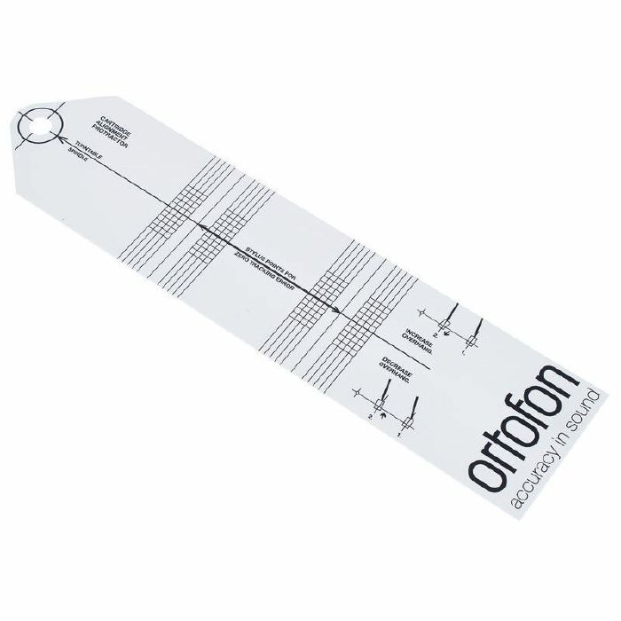 Ortofon Cartridge Alignment Protractor Tool at Juno Records.