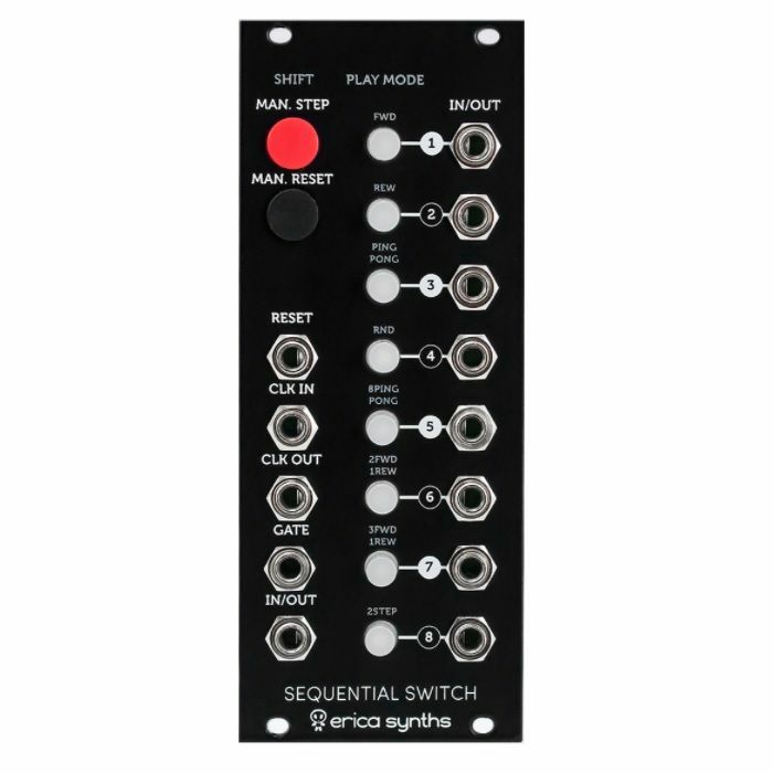 Erica Synths Sequential Switch v2 8-Channel Sequential Switch Module ...