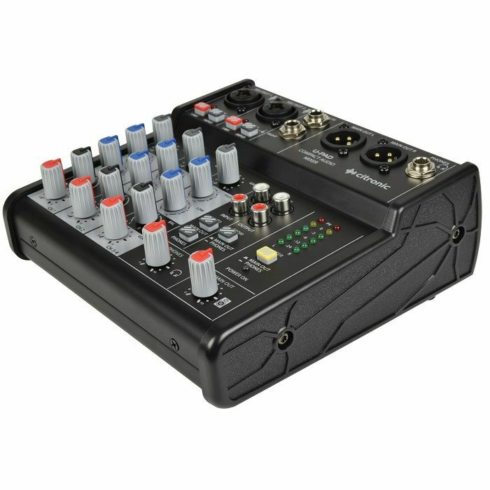 Citronic U PAD Compact Mixer with USB Interface at Juno Records.