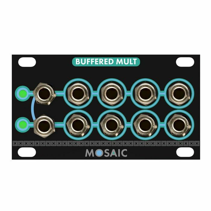 Mosaic 1U Buffered Mult Buffered Signal Multiplier Module (black) at Juno Records.