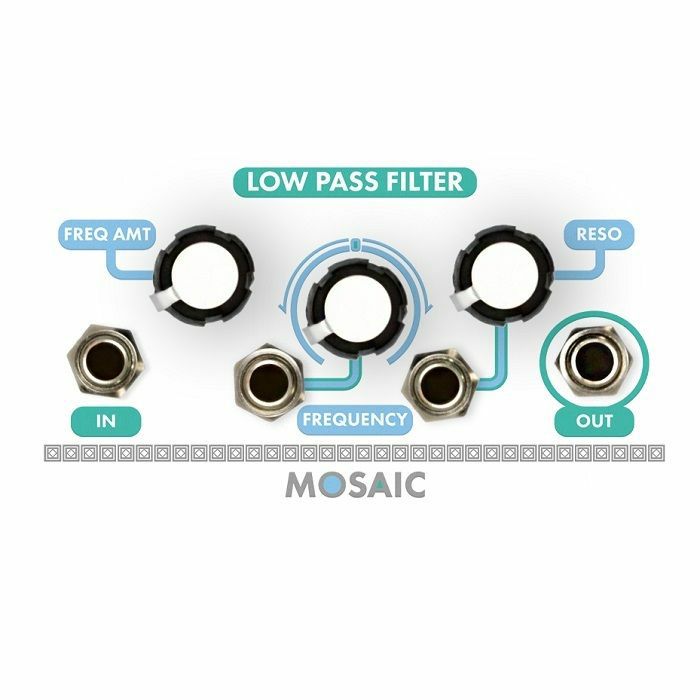 Mosaic 1U Low Pass Filter Analogue Low Pass Filter Module (white) at ...