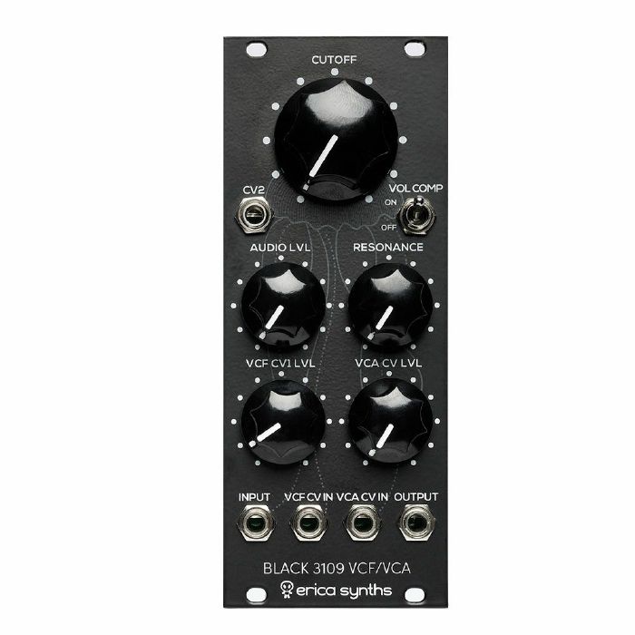 Erica Synths Black 3109 VCF/VCA Lowpass Filter & Voltage Controlled ...