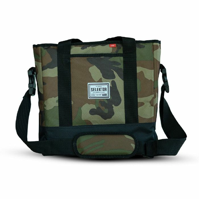 Selektor Messenger Bag 12 Vinyl Record Bag 30 (camo, black) at Juno ...