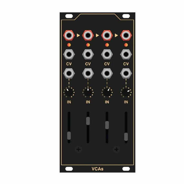 Super Synthesis VCAs 4 Linear Voltage Controlled Amplifiers Module ...