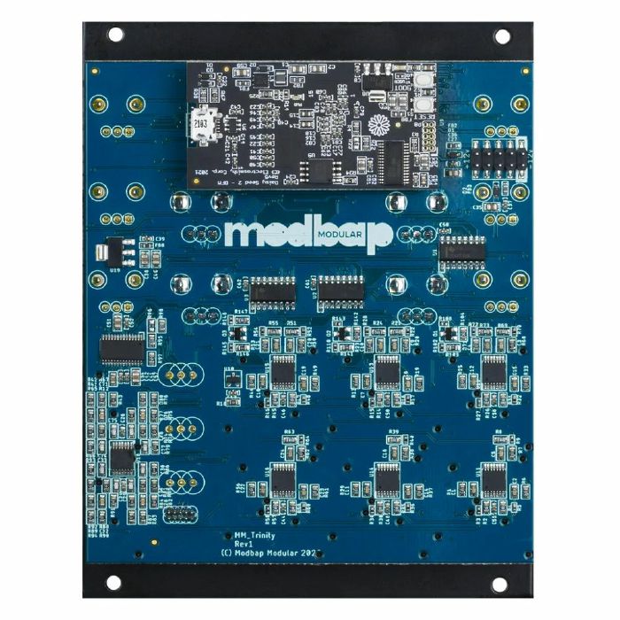 Modbap Modular Trinity 3-Channel Digital Drum Synth Module at Juno Records.