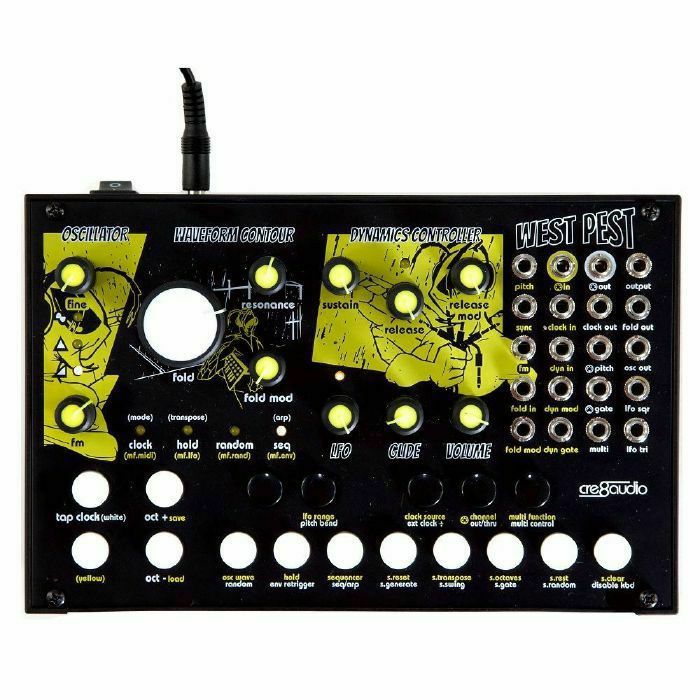 Cre8audio West Pest Analogue Semi-Modular Synthesiser (black) (B-STOCK ...