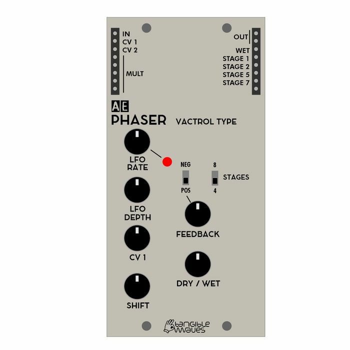 Tangible Waves AE Modular PHASER 4-Stages Vactrol Phaser Module at Juno ...