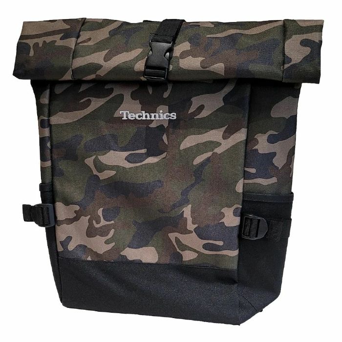DMC Technics Block Roll Top Bag (camo) at Juno Records.