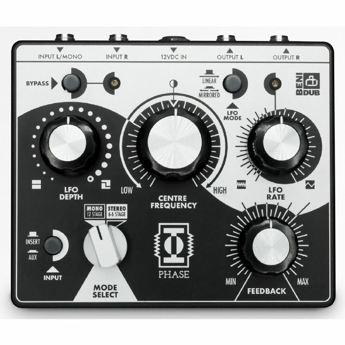 Benidub Phase 12-Stage Analogue Optical Stereo Phaser Effects Unit at ...