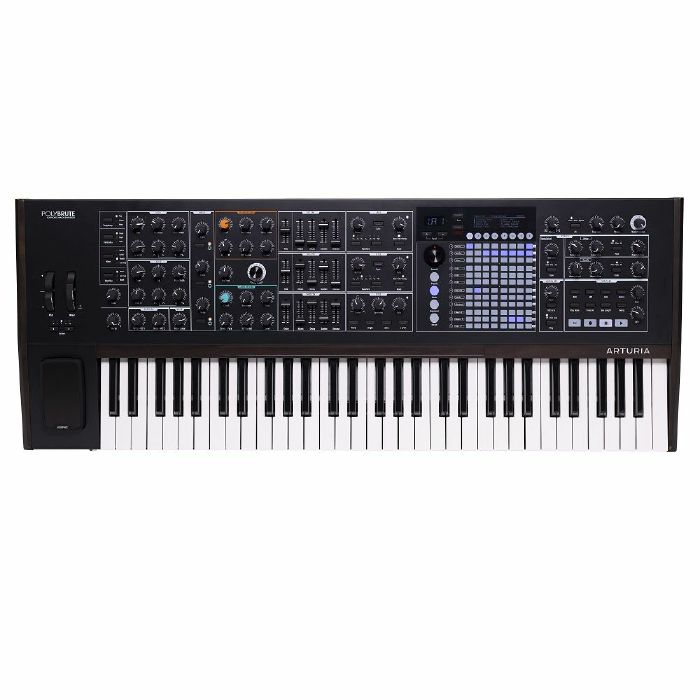 Arturia PolyBrute Noir Analogue 6-Voice Polyphonic Keyboard Synthesiser ...