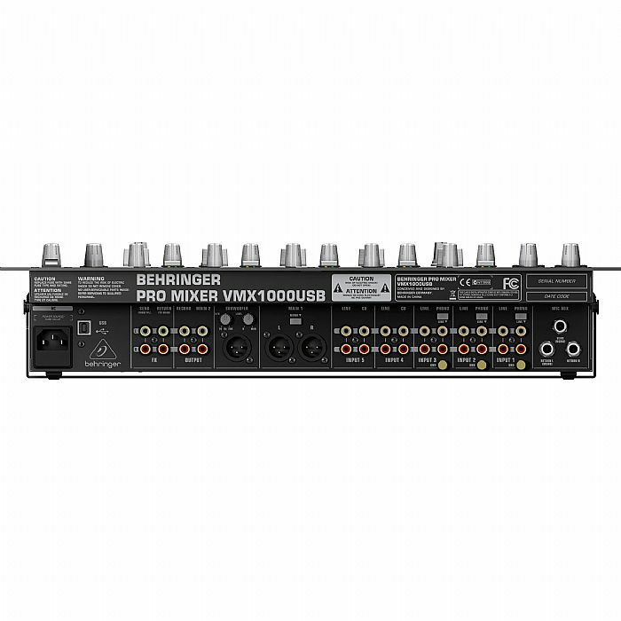 Behringer VMX1000 USB 7 Channel Rackmount DJ Mixer (B-STOCK) at Juno ...