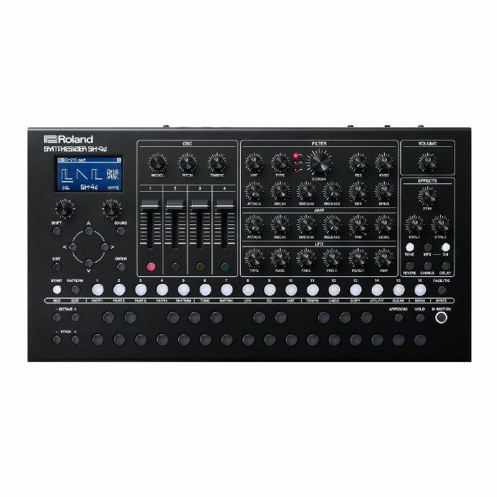 Roland SH-4d Compact Polyphonic Synthesiser & Sequencer at Juno Records.