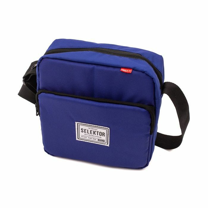 Selektor Crossbody Light Bag 7 Vinyl Record Bag 40 (blue) at Juno Records.