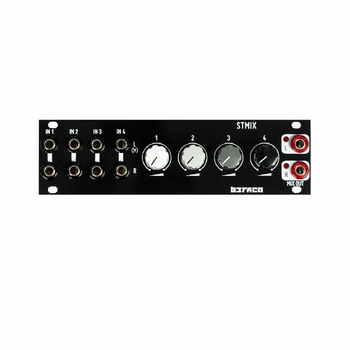Befaco STMix 1U 4-Channel Stereo Mixer Module at Juno Records.