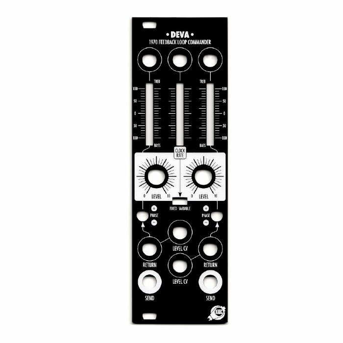 Xaoc Devices Deva Black Synth Module Panel at Juno Records.