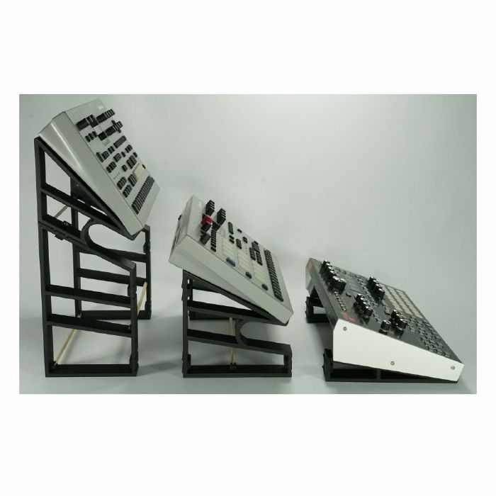 CoverUp Pro Triple Tier Synthesiser Desktop Stand at Juno Records.