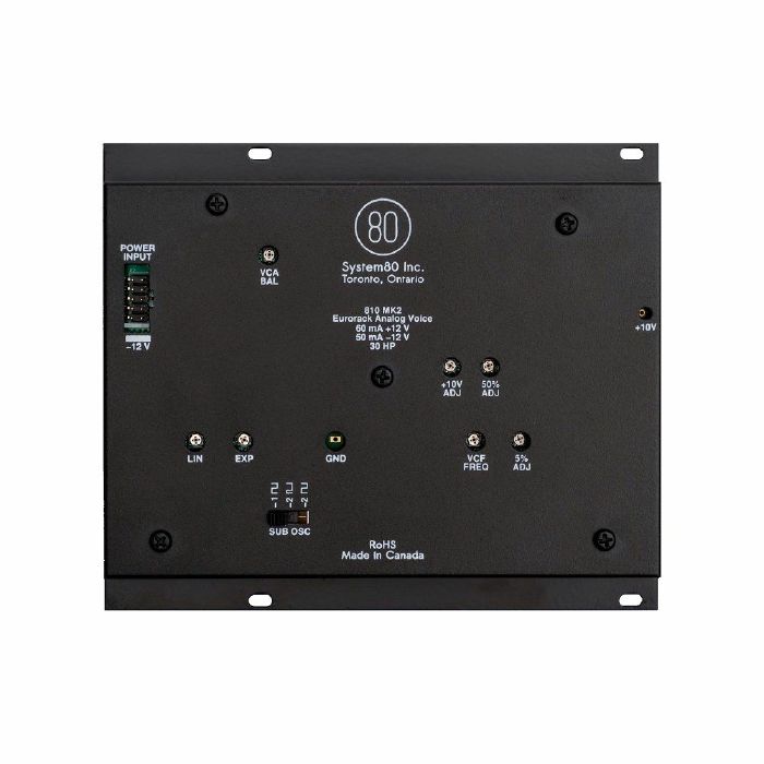 System80 810 MK2 Subtractive Analogue Voice Module at Juno Records.