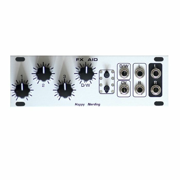 Happy Nerding FX Aid 1U Audio Effects Module (silver) at Juno Records.