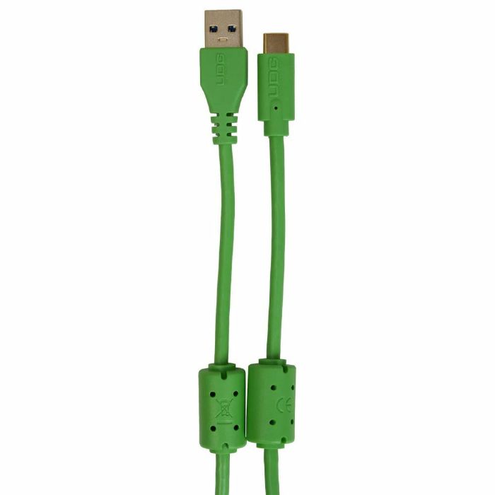 UDG Ultimate Straight USB 3.0 Type C-A Audio Cable (green, 1.5m) at ...
