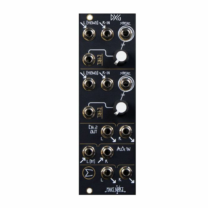 Make Noise DXG Dual Stereo Low Pass Gate & Mixer Module at Juno Records.